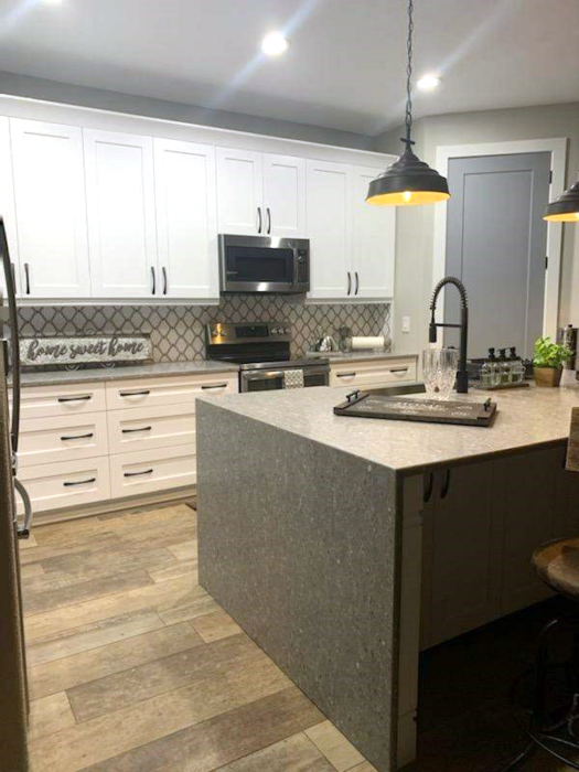 Kitchen Upgrade with Ocean Jasper Quartz - Night Owl National Stoneworks